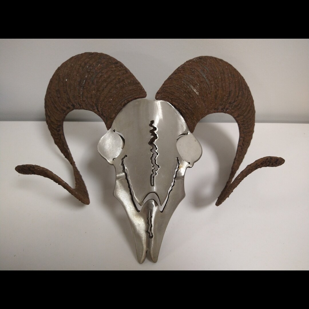 Studio Craft Dan Day Metal Ram Head Modern Wall Sculpture MCM Mid ...