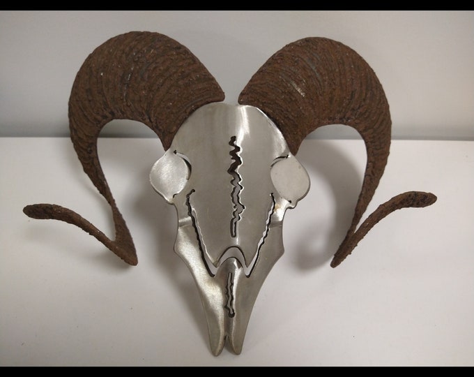 Studio Craft Dan Day Metal Ram Head Modern Wall Sculpture MCM Mid ...
