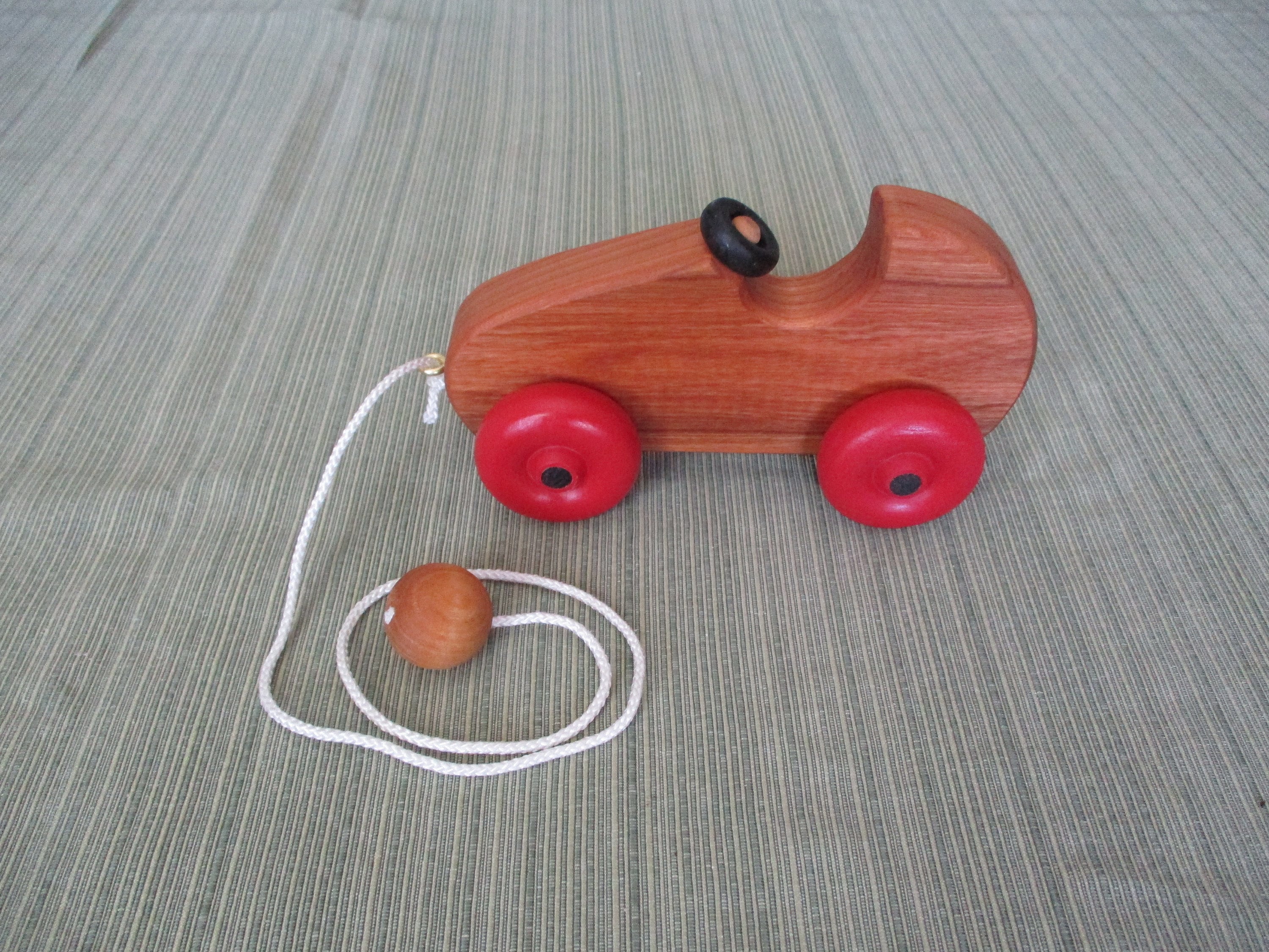 Handmade Wooden Race Car Pull Toy H537: for Toddlers and Kids - Etsy
