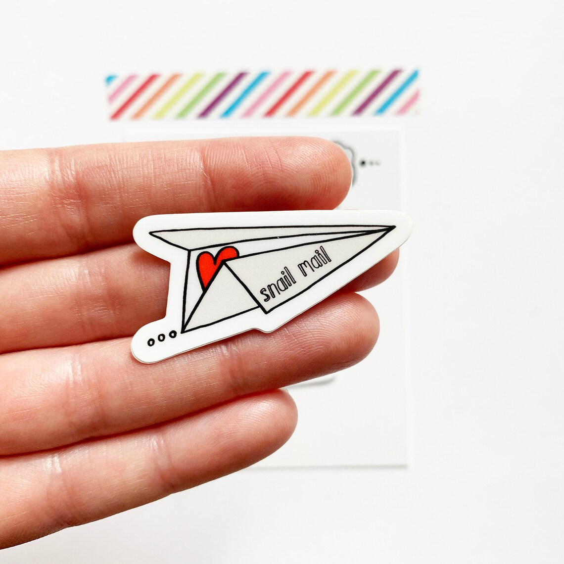 Paper Plane Stickers Snail Mail Plane Vinyl Sticker Set | Etsy