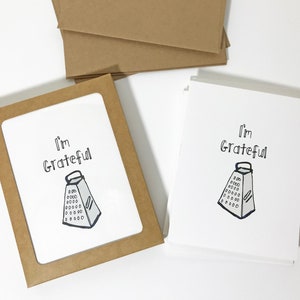 Funny Thank You Card Punny Thank You Card Funny Card Foodie Chef Punn ...