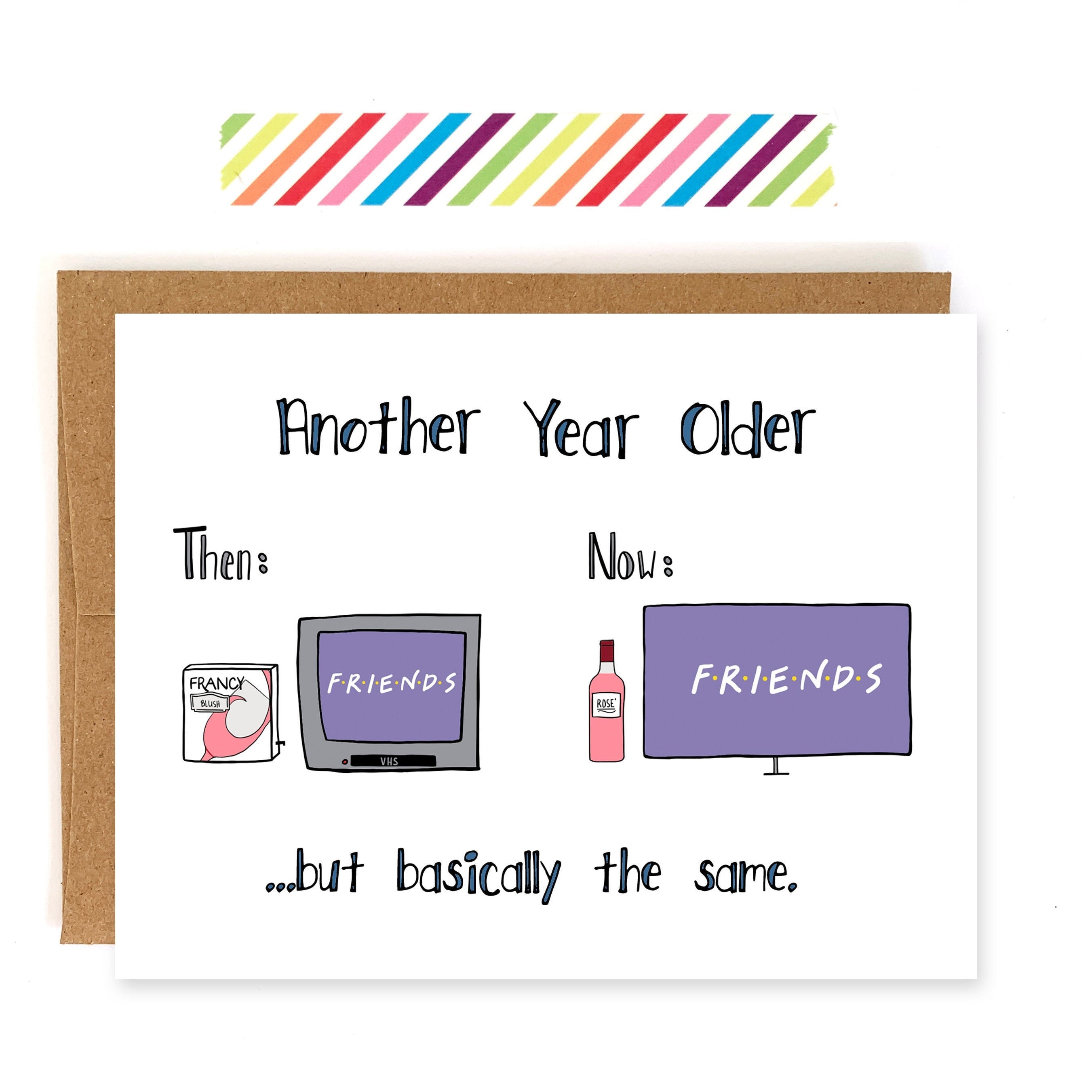 Friends Tv Show Birthday Card - Printable Cards