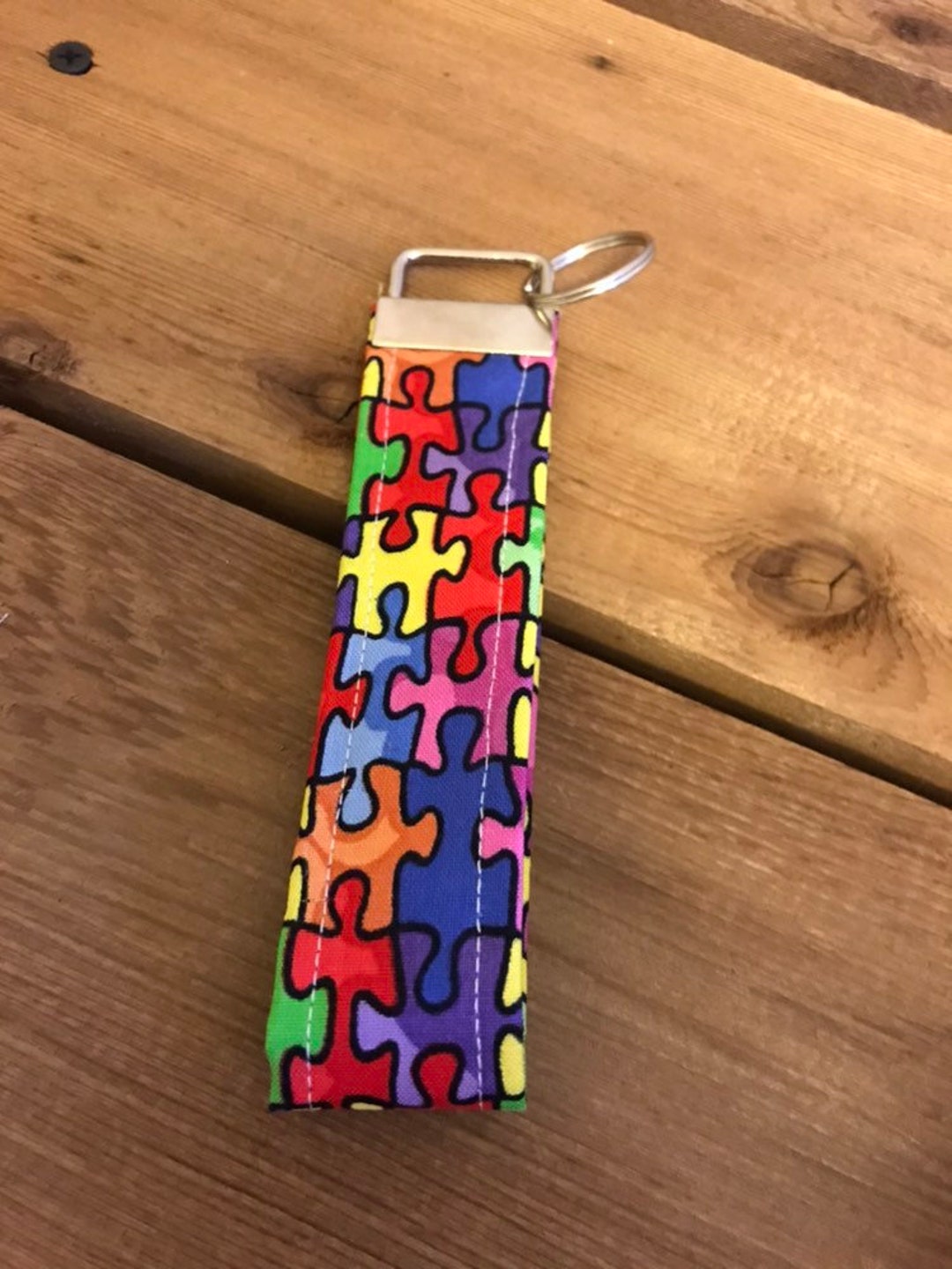 Puzzle Pieces Key Fob Autism Awareness - Etsy.de