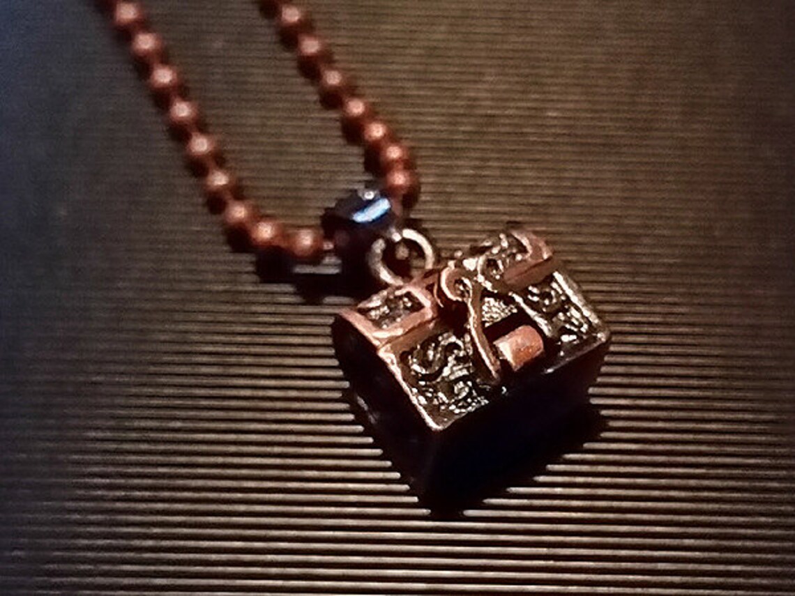 1 Antique Copper Prayer Box Charm Pendant 9mm X 11mm Jewelry Supply ...