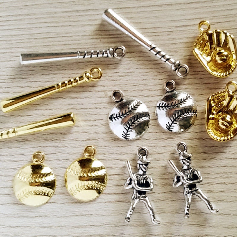 Baseball Charms - Etsy