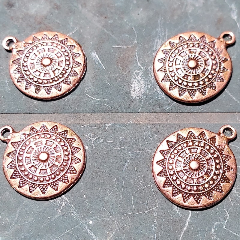 Copper Medallions - Etsy