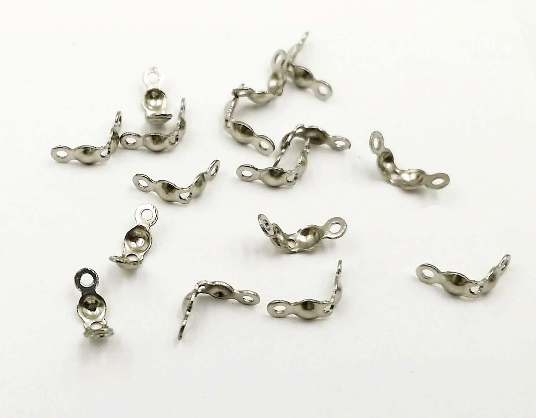 10 Stainless Steel Bead Tip Knot Covers Jewelry Supplies SSBTKC4.5MM ...