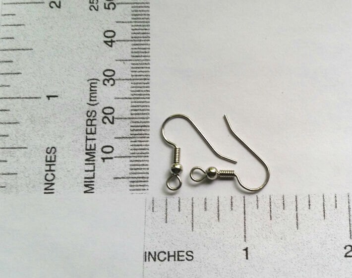 20 Surgical Steel Hypoallergenic French Ear Wires | Etsy