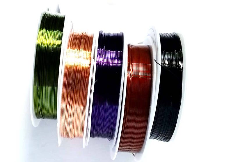 Assorted Color .4mm Copper Beading Jewelry Wire - Etsy