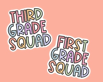 Grade Level Sticker - Etsy