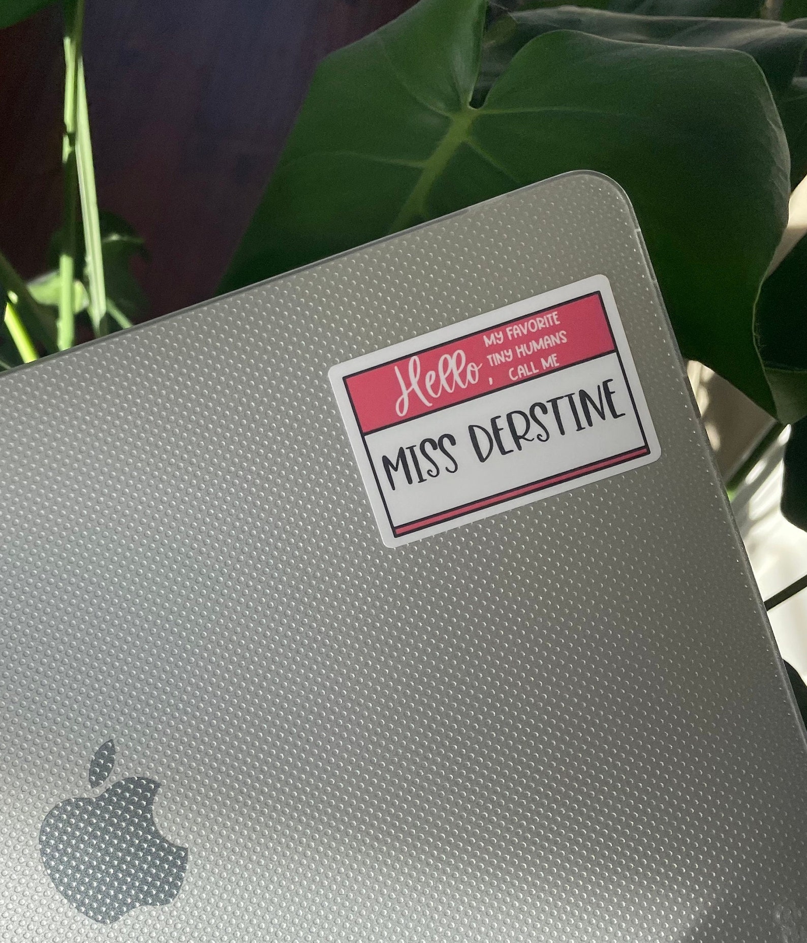 Personalized Teacher Name Tag Sticker Teacher Sticker - Etsy