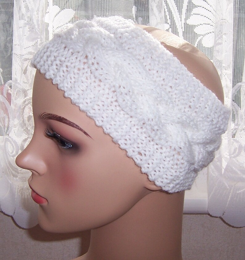 Ear Warmers Ear Muffs Boho Headband Hand Knitted Ear Etsy Uk