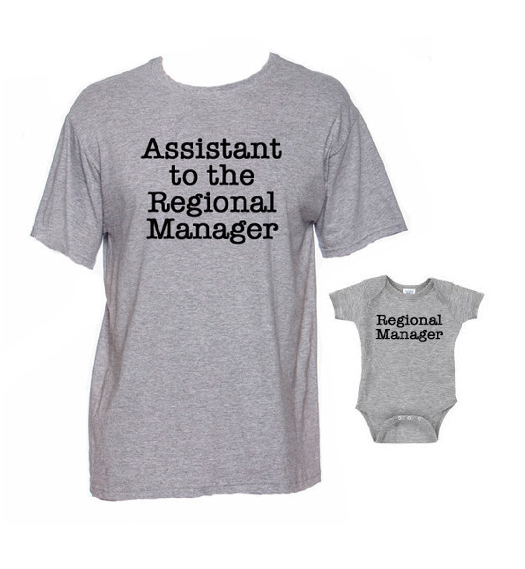 Assistant to the Regional Manager Shirt and Regional Manager Bodysuit ...
