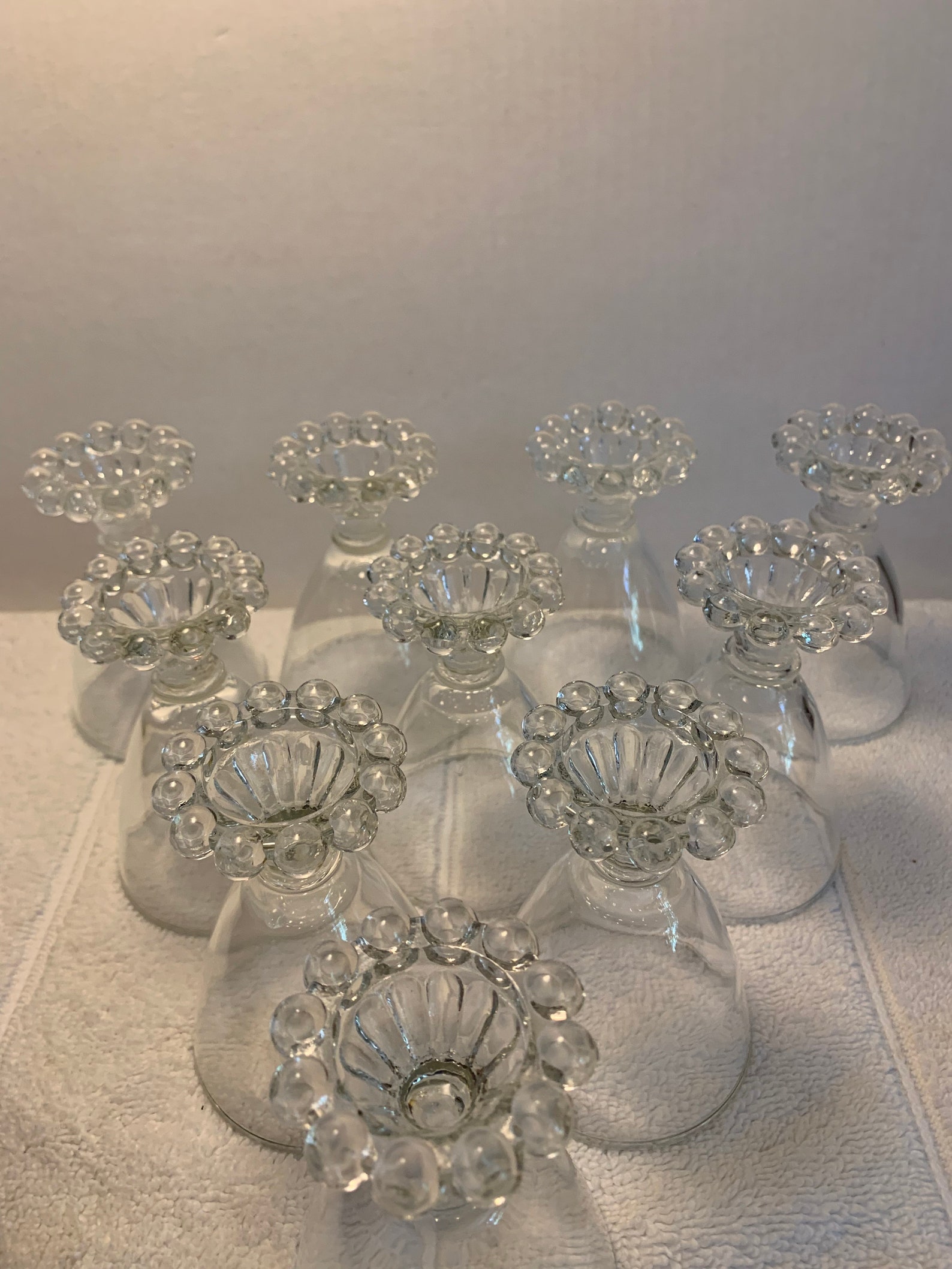 Set of 10 Vintage 1950s Bubble Boopies Sherry Glasses - Etsy