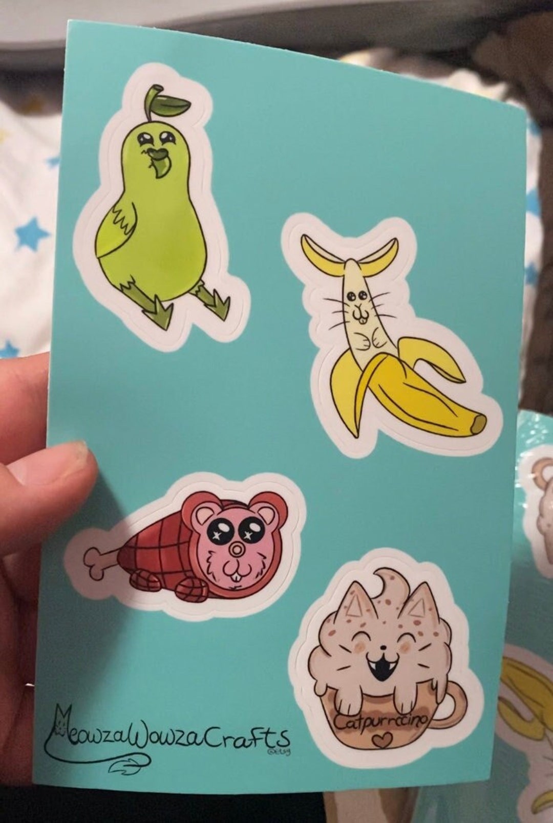 Foodimals Sticker Sheet - Etsy