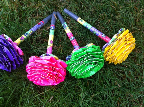 Bouquet of 4 Duct Tape Nerds Candy Flower Pens - Etsy