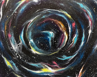 Space painting | Etsy