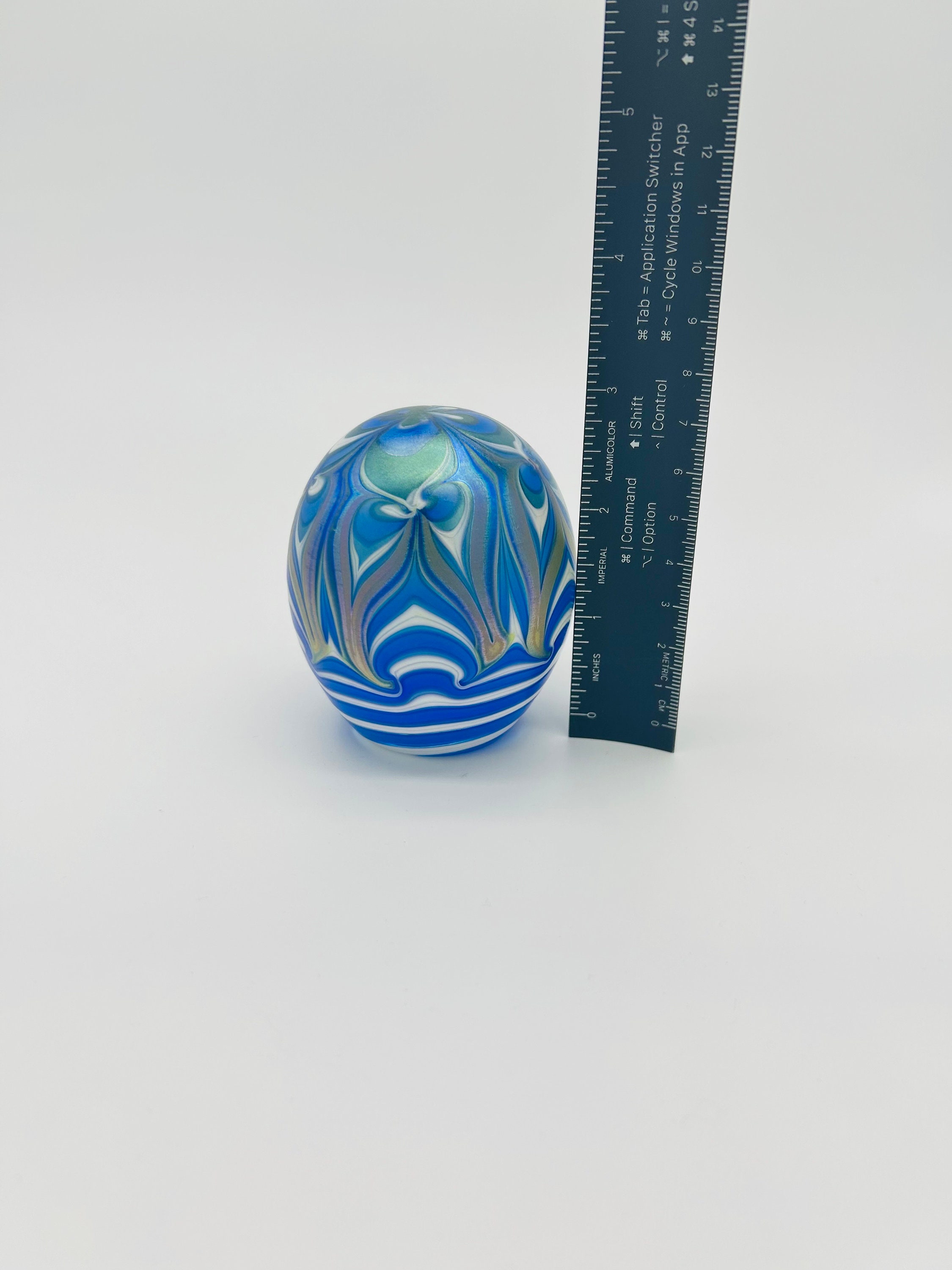 Glass Paperweight Vandermark Art Glass Marble Paperweight - Etsy