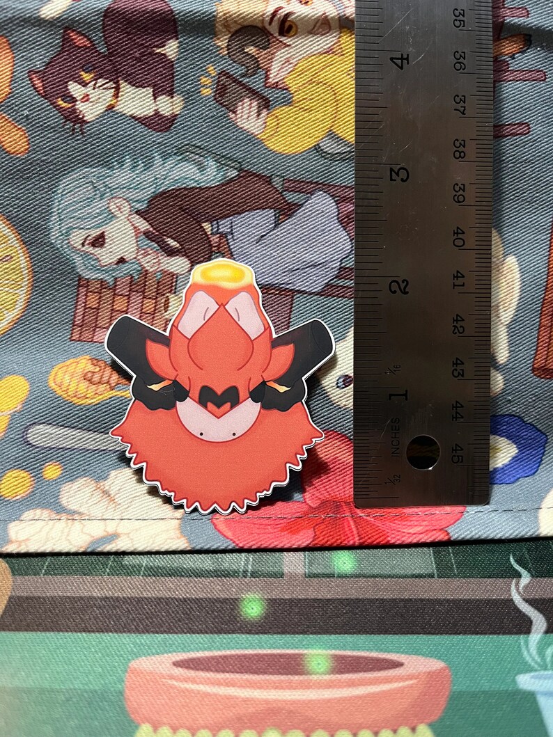 Fire/ground Type Chibi Style Mega Camerupt Pokemon Die Cut Sticker Cute ...