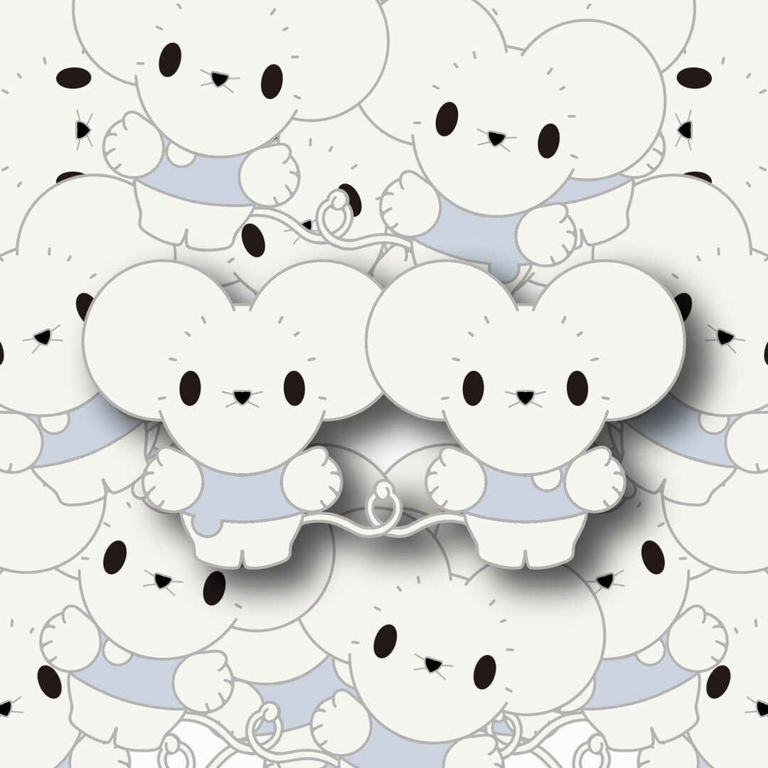 Normal Type Chibi Style Tandemaus Pokemon Die Cut Matte Sticker Cute - Etsy