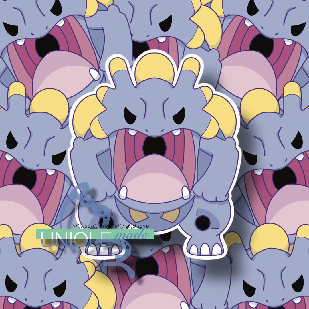 Normal Type Chibi Style Exploud Pokemon Die Cut Matte Sticker Cute - Etsy