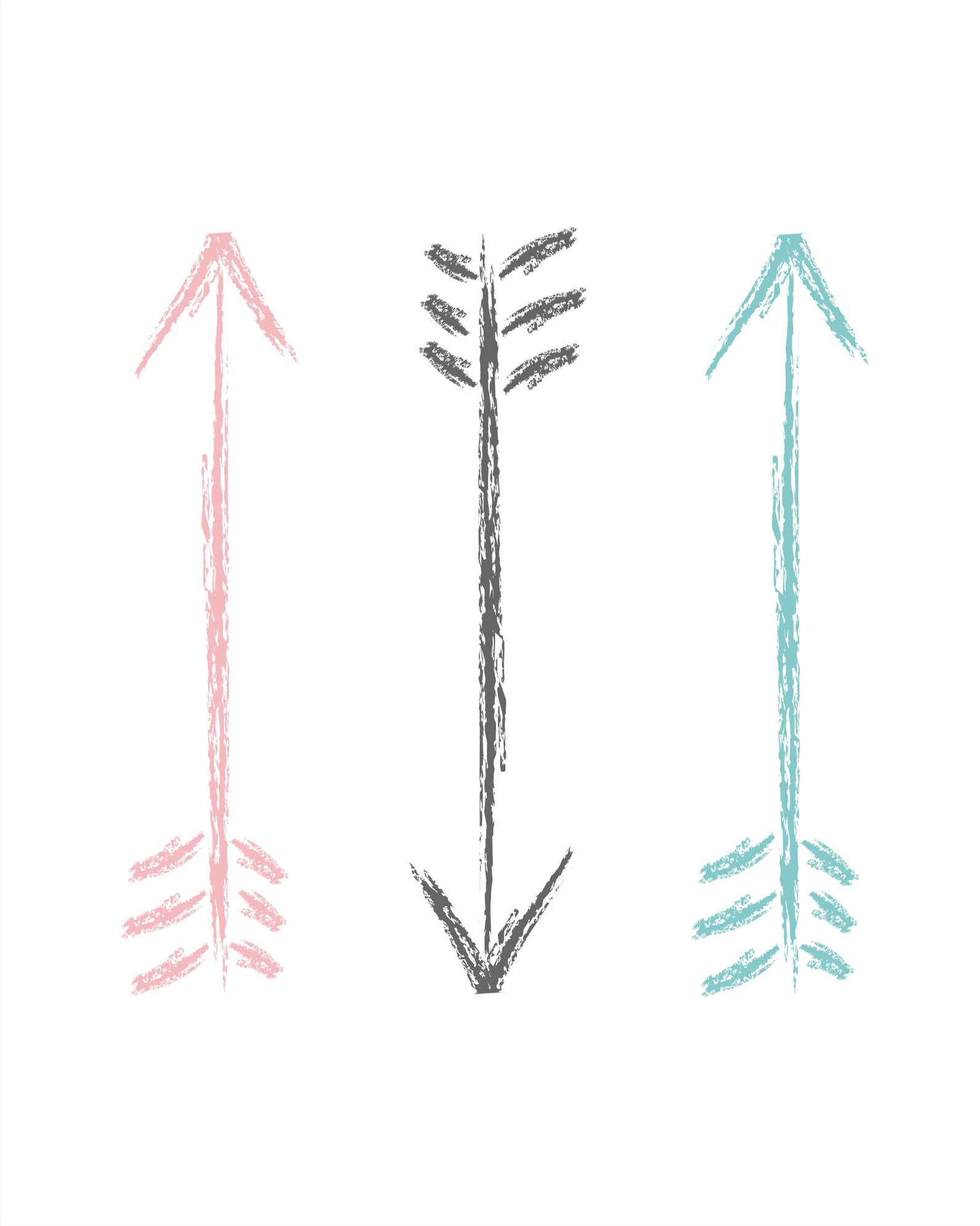 Teen Girl Wall Art Arrows Feather Wall Art Boho Room Decor - Etsy