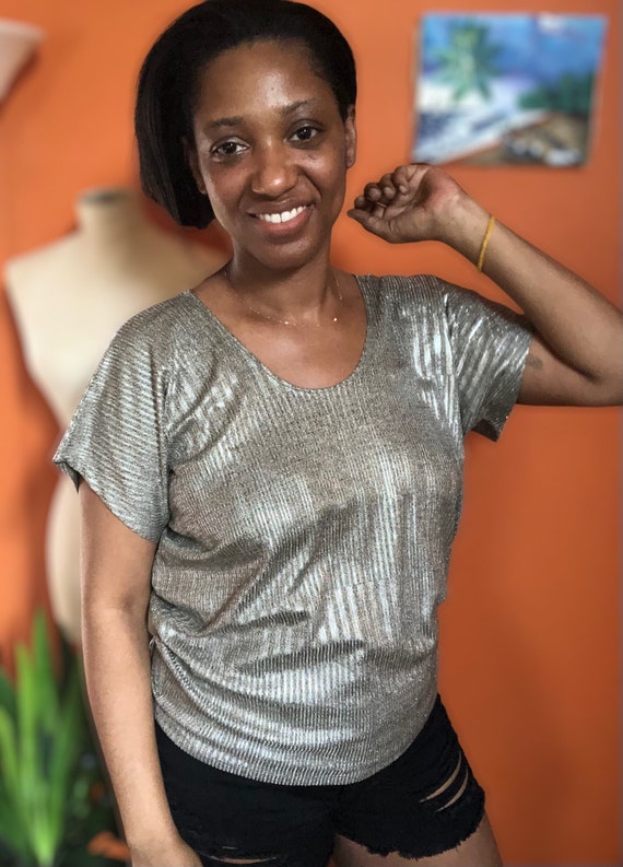 vintage shimmer oversized - Gem