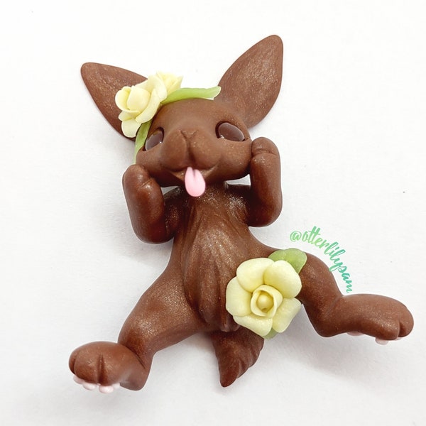 Polymer Clay Bunny - Etsy