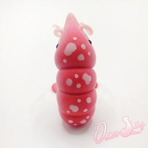 Pastel Pink Shrimp Figurine "skimp" - Polymer Clay Sculpture, Ocean ...