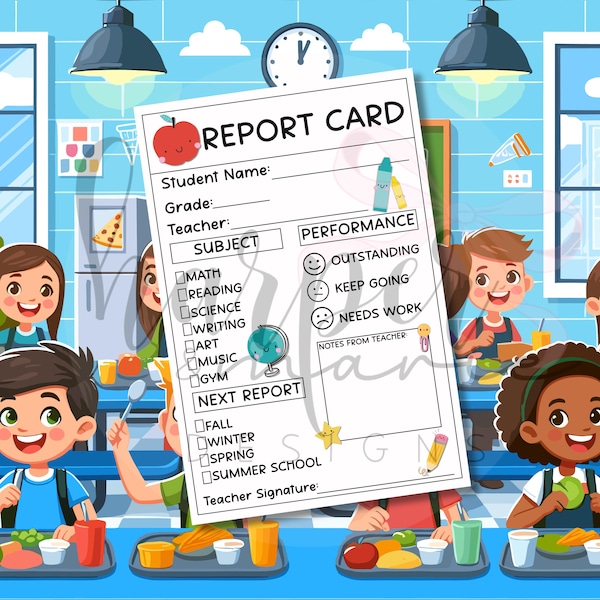 Fake Report Card - Etsy