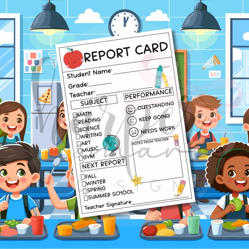Fake Report Card - Etsy