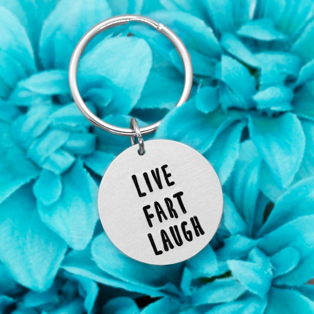 Live Fart Laugh Keychain, Funny Fart Gifts for Him, Novelty Gag Gifts ...