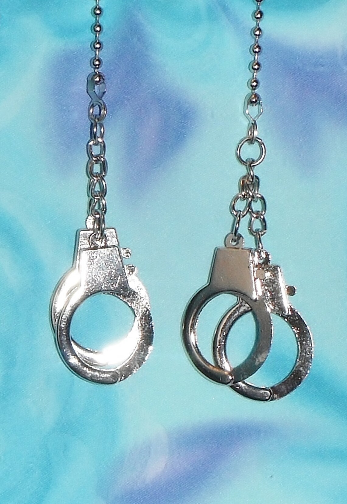 Set of Two Handcuffs Metal Police Criminal Ceiling Fan | Etsy