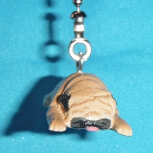 Set of Two - Adorable! Sleeping Pug Puppy Dog Brown Pair Decorative ...