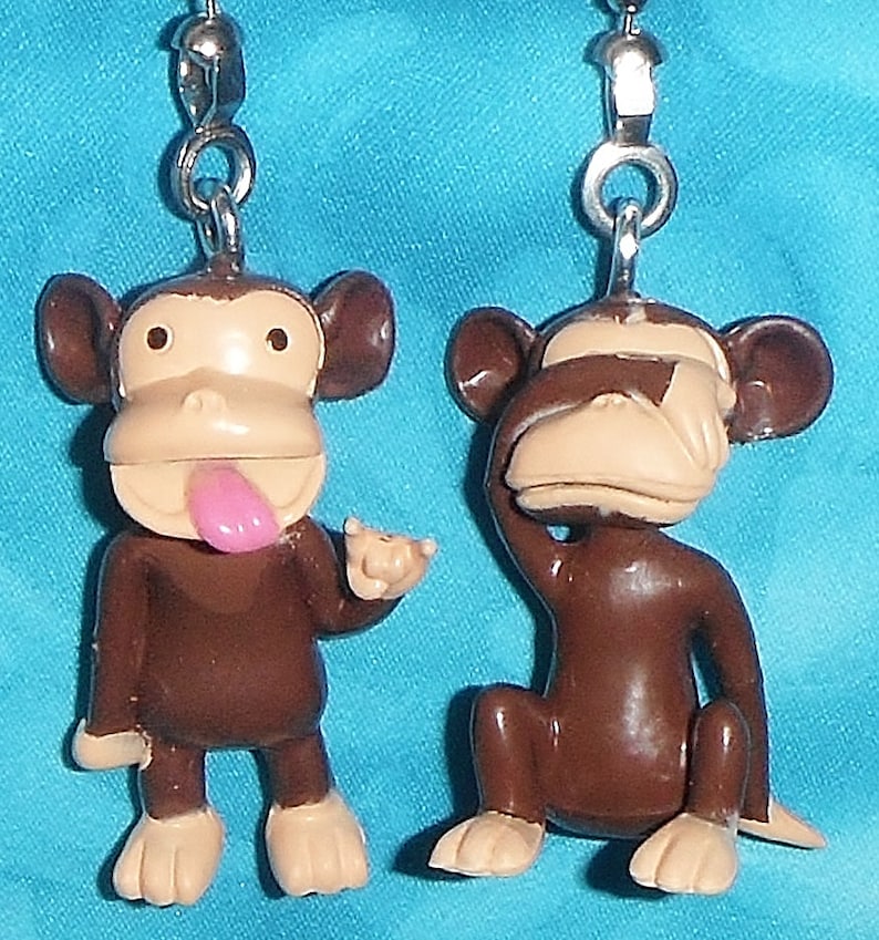 Set of Two - Annoying Luv U Monkey and Annoyed Monkey - Custom Ceiling ...