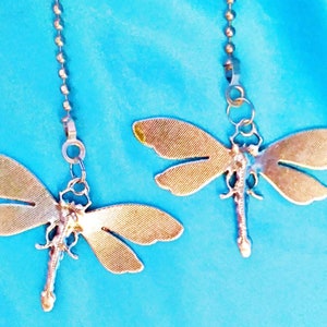Set of Two - Green Dragonfly Enamel Rhinestone - Ceiling Fan Pull ...