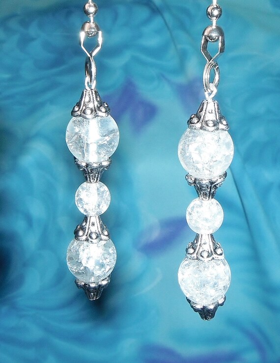 Set of Two Beautiful Elegant Clear Crystal Bead Custom | Etsy