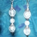 Set of Two - Beautiful Elegant Clear Crystal Bead - Custom Ceiling Fan ...
