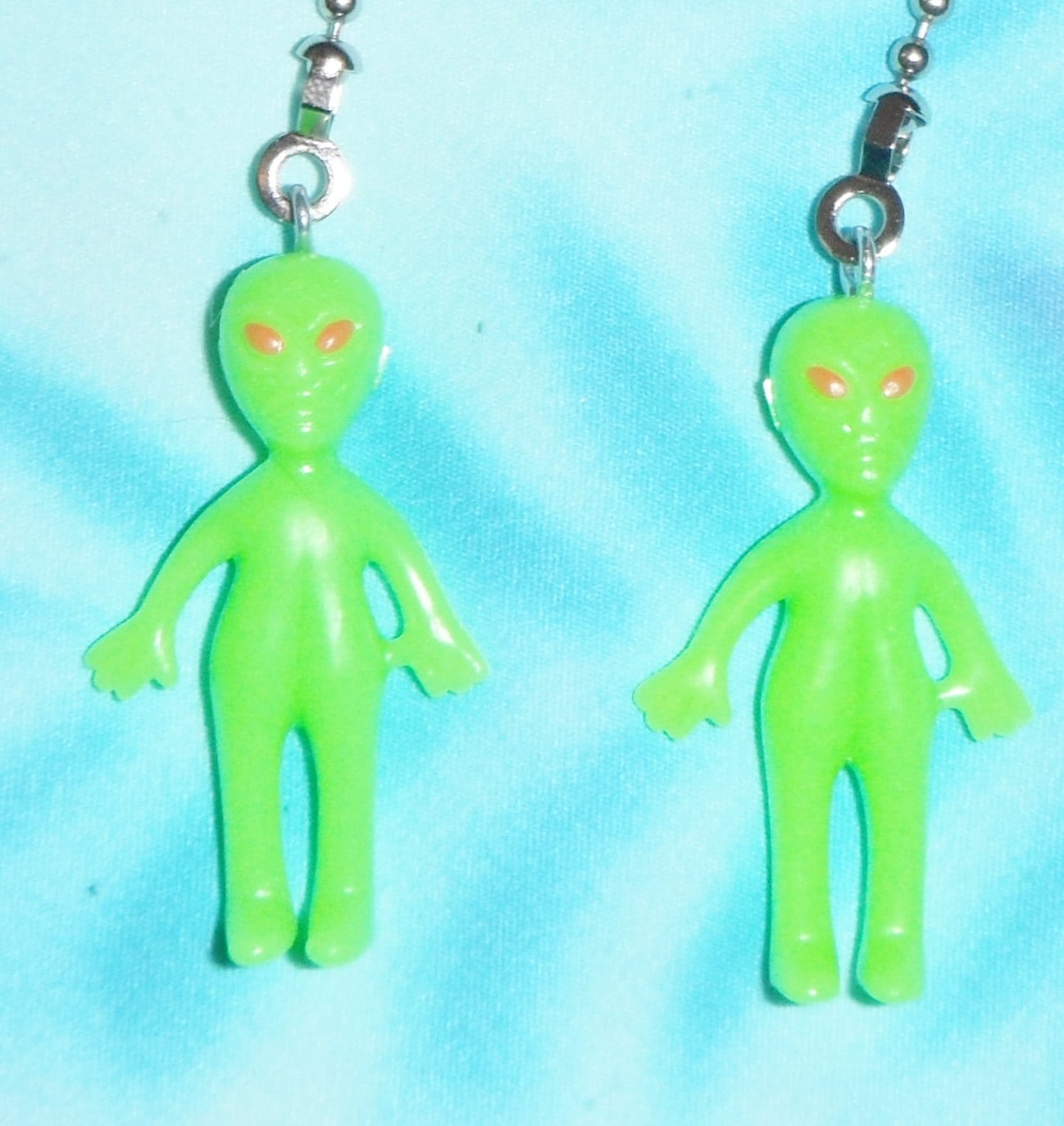Set of Two Green Alien UFO Space Ceiling Fan Pull Chains - Etsy