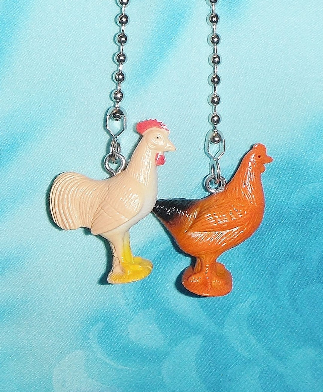 Set of Two Rooster & Hen Chicken Farm Animals Ceiling Fan - Etsy