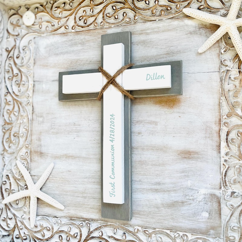 Baptism Cross - Etsy