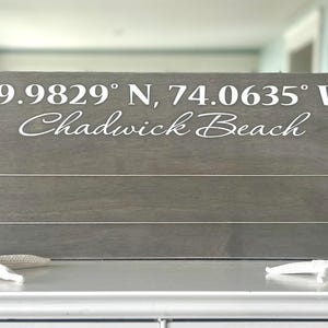 Custom Beach Badge and Beach Tag Holder Sign: Jersey Shore Keepsake ...