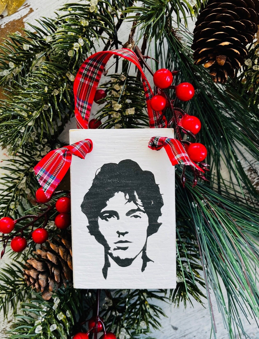 Bruce Springsteen Christmas Ornament: Jersey Girl Coastal Decor - Etsy