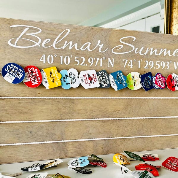 Beach Badge Customized - Etsy