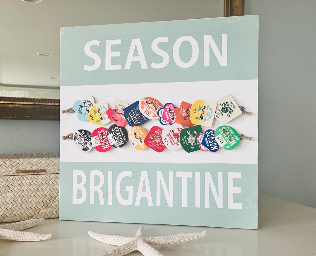 Beach Badge Display, Beach Tag Display, Beach Tag Holder, Beach Badge ...