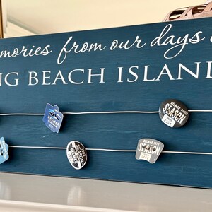 Custom Beach Badge and Beach Tag Holder Sign: Jersey Shore Keepsake ...