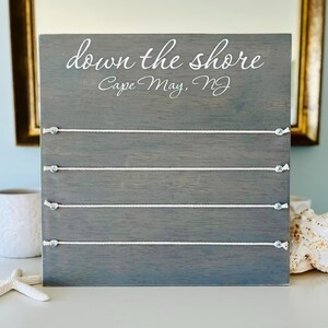 Beach Badge Holder, Beach Tag Display - Customize Your Wording and ...