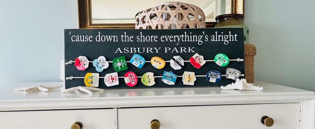 Beach Tag Holder, Beach Badge Display, Beach Badge Holder, Seasonal ...