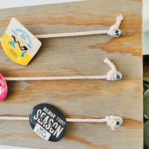 Beach Badge Holder Sign 18 X 18 Season Badge - Etsy