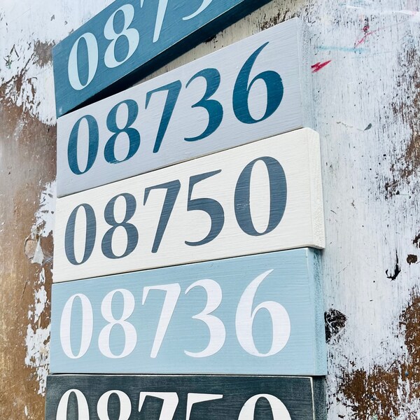 Zip Code Signs - Etsy